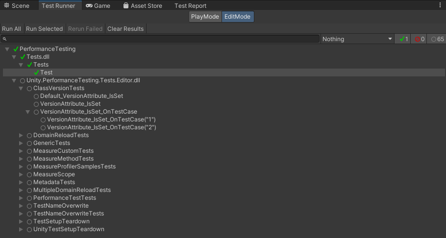 Performance Testing in Unity